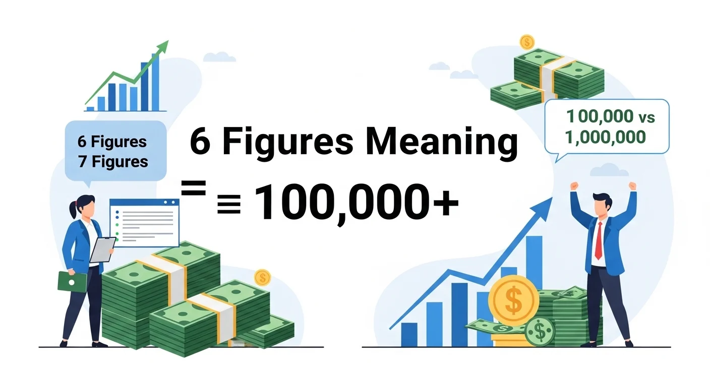 6 Figures Meaning – Salary, Income & Easy Explanation