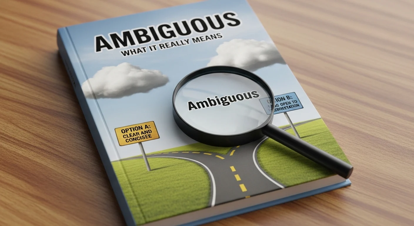 Ambiguous Meaning: Easy Definition & Examples
