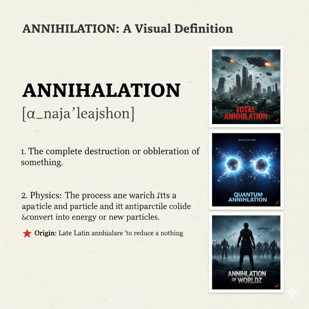 Annihilation Meaning: A Quick Guide With Clear Examples