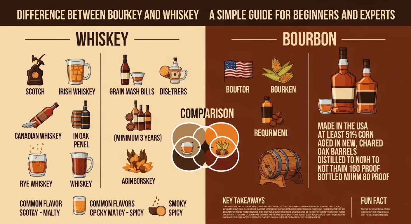Difference Bourbon And Whiskey