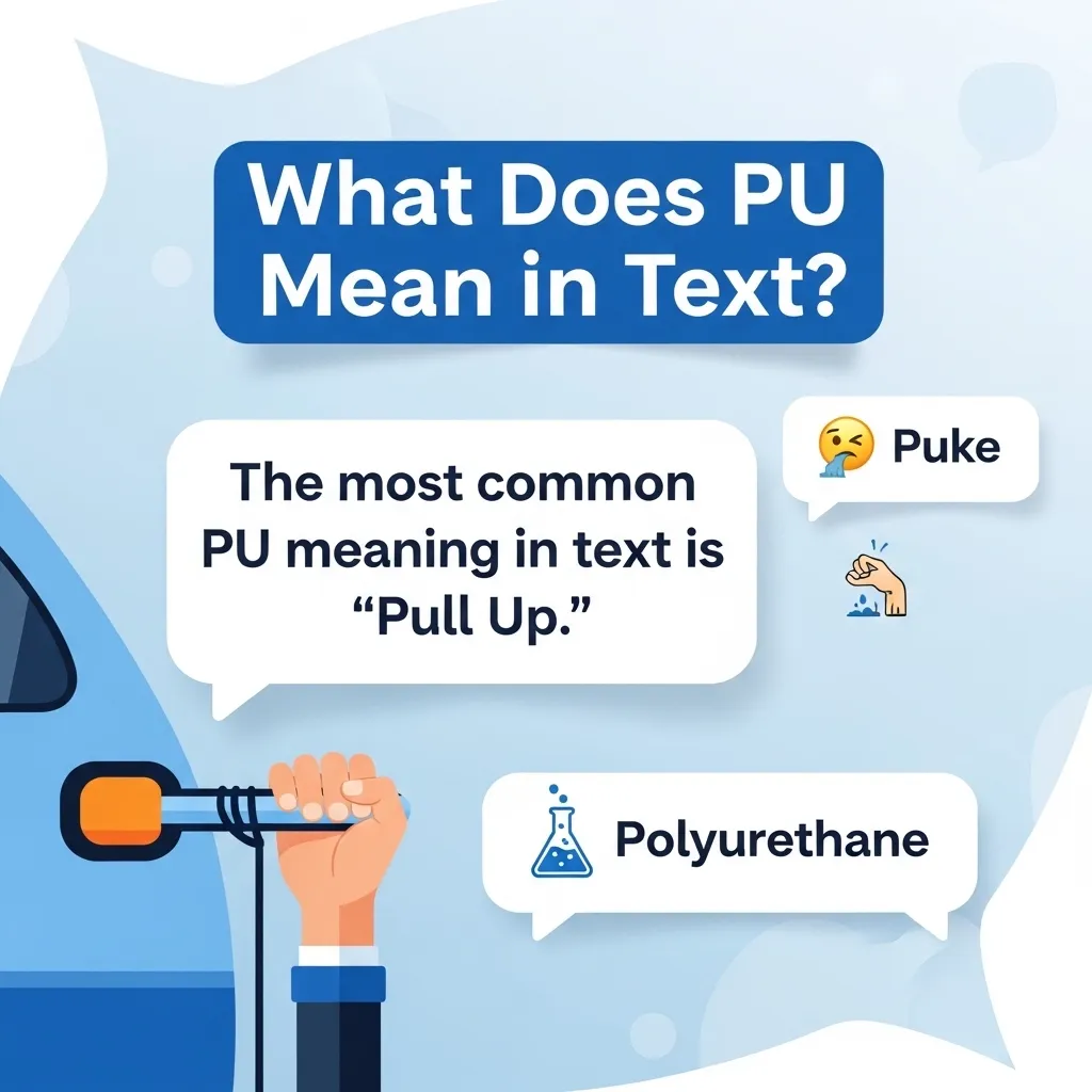 What Does "PU" Mean in Text? — Full Meaning, Usage & Examples